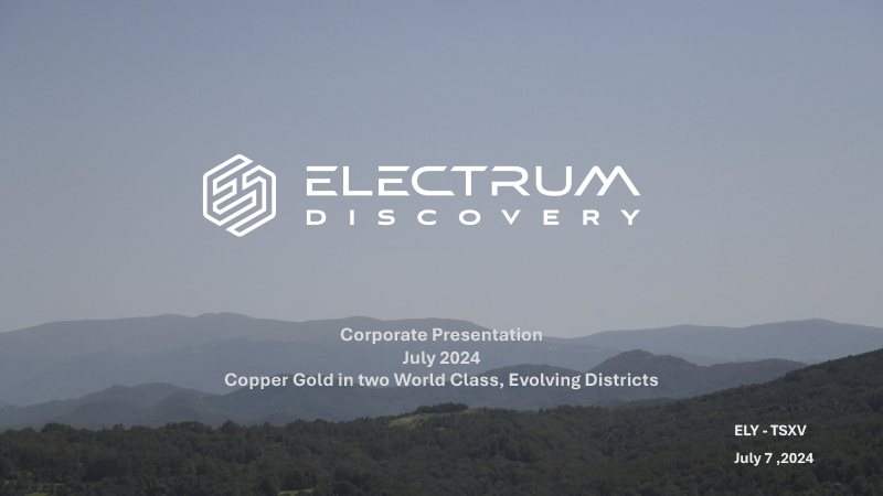 Presentation & Fact Sheet - Electrum Discovery